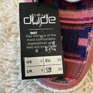 Hey Dude | Shoes | Hey Dude Wendy Boho Distressed Maya Pink Womens Size ...